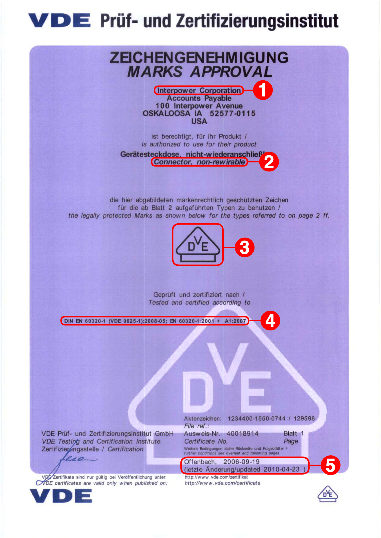 Reading and Printing a Safety Approval Document